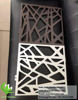 China Powder Coated Laser Cut Aluminum Panel with Customizable RAL Colors in 1200x2400mm Standard Size for Decorative Metal Screen and Facade Cladding for sale