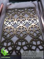 China Laser Cut Aluminum Panel Perforated Metal Screen with Aluminum Alloy Powder Coated Finish in 1200x2400mm Size for sale