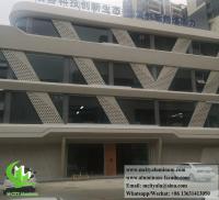 China Powder Coated 1200x2400mm Perforated Aluminum Facade Panel for Exterior Wall Cladding for sale