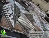 China 3D Aluminum Ceiling Panel with LED Light and Powder Coated Customizable Metal Screen for sale
