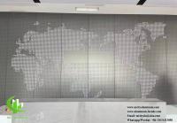 China Powder Coated Perforated Aluminum Panel for Customizable Size Laser Cut Facade Cladding for sale