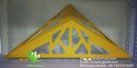 China Powder Coated Perforated Aluminum Facade Panel with Customizable RAL Colors and CNC Laser Cut Designs for sale