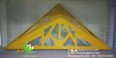 China Powder Coated Perforated Aluminum Facade Panel with Customizable RAL Colors and CNC Laser Cut Designs for sale