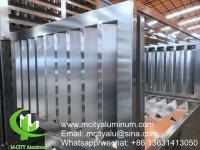 China Custom Size Powder Coated Perforated Aluminum AC Cover for Facade Decoration for sale