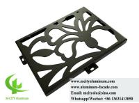 China Customizable Patterns Laser Cut Aluminum Panel with Powder Coated Surface in 1200x2400mm Standard Size for Facade Cladding for sale