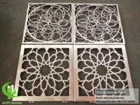 China Powder Coated CNC Engraved Perforated Aluminum Panel for Customizable Size Facade Cladding for sale