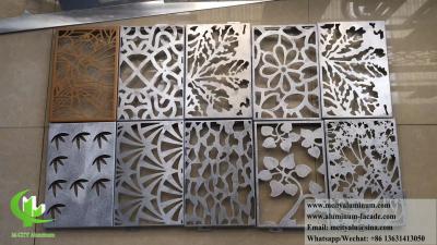 China 3mm Powder Coated Laser Cut Aluminum Panel with Custom Patterns for Facade Cladding for sale
