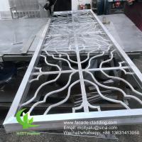 China 10mm Thick Powder Coated Perforated Aluminum Panel with Custom RAL Colors for Facade and Screen Applications for sale