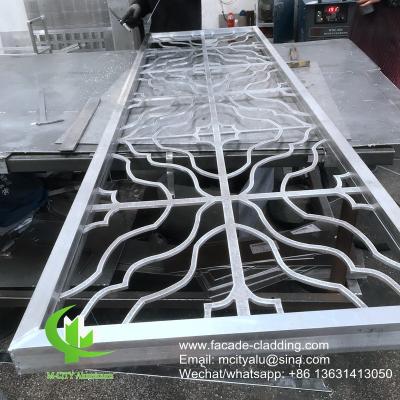 China 10mm Thick Powder Coated Perforated Aluminum Panel with Custom RAL Colors for Facade and Screen Applications for sale