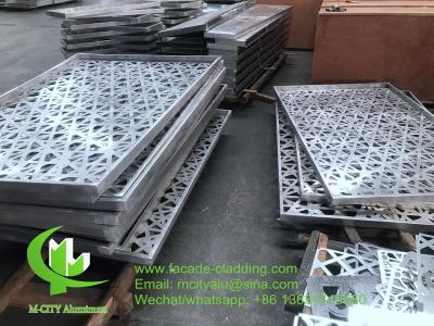 China Laser Cut Powder Coated Perforated Aluminum Panel for Customizable Facade Cladding for sale