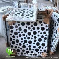 China Laser Cut Perforated Aluminum Panel with Powder Coated Finish and Customizable Patterns for Facade Cladding for sale