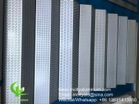 China PVDF Paint Custom Patterns Perforated Aluminum Panel 1000x2000mm for Building Facade Cladding for sale