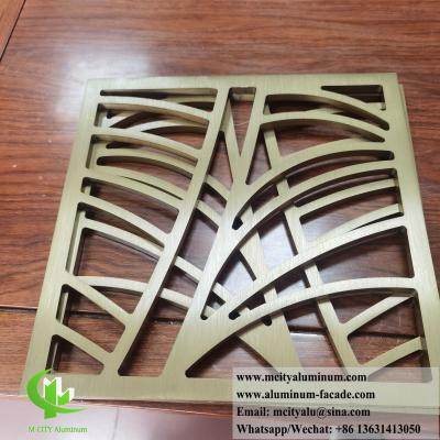 China Powder Coated Laser Cut Aluminum Panel with Custom RAL Colors and 3mm Thickness for Facade Cladding for sale