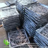 China Powder Coated 2mm Thickness Perforated Aluminum Facade Panel with RAL Color Customization for sale