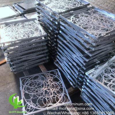 China Powder Coated 2mm Thickness Perforated Aluminum Facade Panel with RAL Color Customization for sale