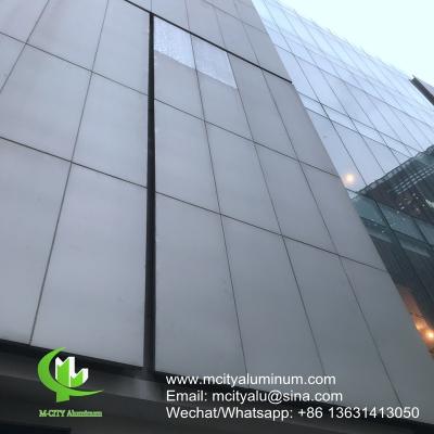 China Powder Coated Custom Size Perforated Aluminum Panel with RAL Color Options for Facade Cladding for sale