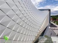China Custom CNC Cutting 3D Aluminum Cladding Panel with Powder Coated Perforated Design for Facade Decoration for sale