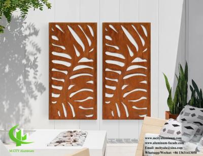 China Powder Coated Laser Cut Aluminum Panel with Custom RAL Colors for Decorative Metal Screen and Facade Cladding in 1200x2400mm Standard Size for sale