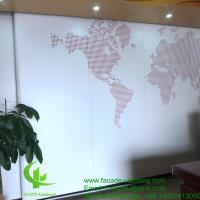 China Powder Coated Perforated Aluminum Panel with Custom RAL Colors for Facade Cladding in 1000x2000mm Size for sale