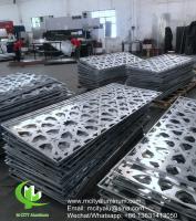 China Powder Coated Perforated Aluminum Panel 1000x2000mm Customizable Patterns for Facade Cladding for sale