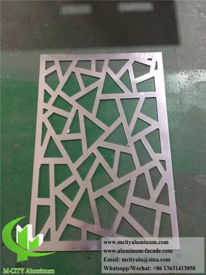 China Customizable Colors and Powder Coated Perforated Aluminum Panel for Facade Cladding in 1200x2400mm for sale