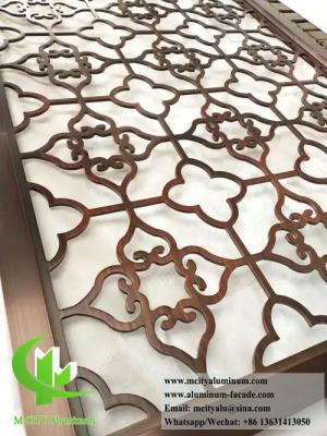 China Powder Coated Aluminum Laser Cut Panel with Customizable RAL Colors for High-Rise Building Space Dividers for sale