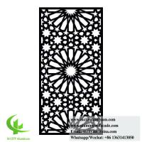 China Laser Cut Metal Screen with Electroplating Rust Finish and Custom Pattern Decoration in 1200x2400mm Size for sale