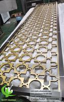 China Custom Engraving Pattern Laser Cut Aluminum Panel with Powder Coated Surface in 1200x2400mm Standard Size for Architectural Facade Cladding for sale