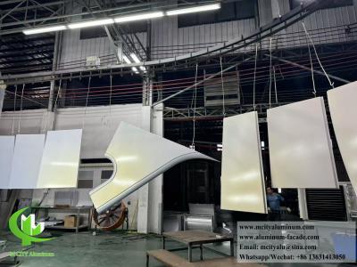 China Powder Coated Perforated Aluminum Facade Cladding with Customizable Sizes for Architectural Walls for sale