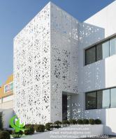 China Powder Coated Perforated Aluminum Facade Panel with Custom RAL Colors and 1000x2000mm Standard Size for Building Cladding for sale