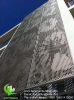 China PVDF Coated Perforated Aluminum Facade Panel with Customizable RAL Colors and 1000x2000mm Standard Size for sale