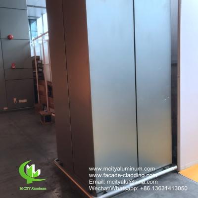 China Powder Coated Aluminum Solid Panel Facade Cladding with Custom RAL Colors and 1.5-10mm Thickness for Curtain Walls for sale
