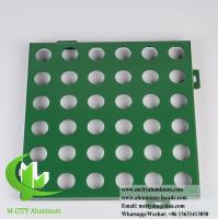 China Customized Dimensions Powder Coated Perforated Aluminum Facade Panel with 1600x4000mm Max Size for Architectural Cladding for sale