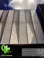 China 1.5-10mm Perforated Aluminum Facade Panel with PVDF Coating and Custom RAL Colors for Building Cladding for sale
