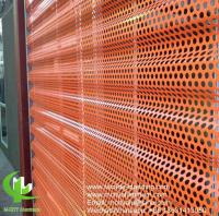 China PVDF Paint Perforated Aluminum Panel for Facade Cladding with Customizable Patterns in 1000x2000mm Size for sale