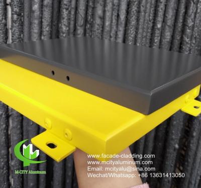 China 1.5mm Fluorocarbon Coated Aluminum Solid Panel for Facade Cladding with Custom RAL Colors for sale