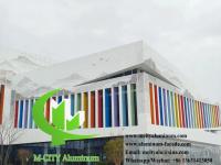 China 3mm Thickness Powder Coated Aluminum Facade Cladding with Customizable Patterns for Solid Aluminum Wall Panels for sale