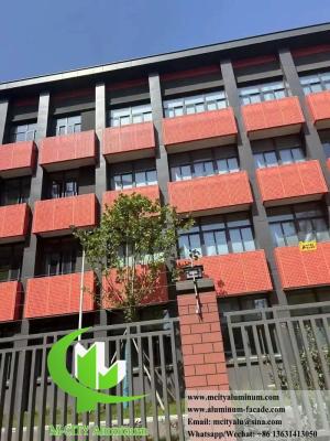 China Powder Coated Aluminum Cladding Panels with Customizable Patterns in 1000x2000mm Size for Exterior Decoration for sale