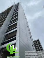 China 3mm Powder Coated Perforated Architectural Aluminum Panels for Solid Wall Cladding for sale
