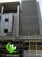 China Powder Coated Perforated Aluminum Facade Panel with Customizable Size and CNC Laser Cut Design for sale