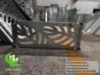 China Customized CNC Cutting Aluminum Decorative Sheet with Powder Coated Surface in Any RAL Color for Fence and Rail for sale