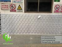 China Customized Patterns Perforated Aluminum Facade Panel with Powder Coated Finish in 1000x2000mm Size for sale