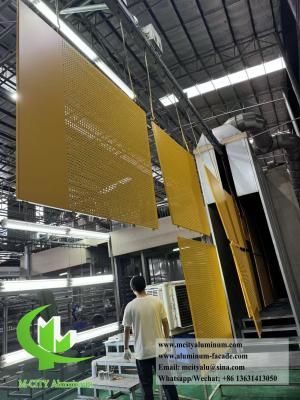 China Powder Coated Perforated Aluminum Panel with Custom CNC Cutting for 1000x2000mm Wall Cladding for sale