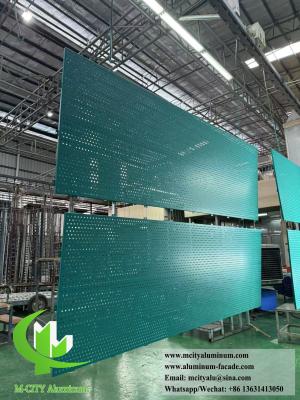 China Customizable Colors Powder Coated Perforated Aluminum Panel 1200x2400mm for Building Decoration for sale