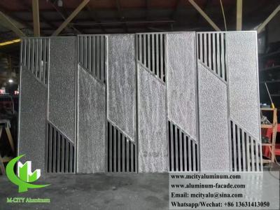 China 20mm Thick Powder Coated Decorative Metal Screen Aluminum Sheet with Customizable Laser Cut Patterns for sale