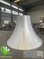 China Customized Hyperbolic Double Curved Aluminum Cladding Panel with Powder Coated Finish for sale