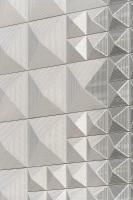 China Customizable Perforation Patterns PVDF Coated Energy Efficient Perforated Aluminum Facade Panel for sale