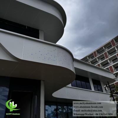 China Premium 3000-series or 5000-series Aluminum Alloy External Wall Panel with PVDF Coating and 1.5mm to 4.0mm Thickness for Durable Perforated Aluminum Facade for sale