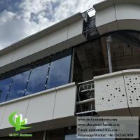 China Perforated Aluminum Facade Panel with 3003 Aluminum Alloy 3mm Thickness and PVDF Coating for Architectural Cladding for sale