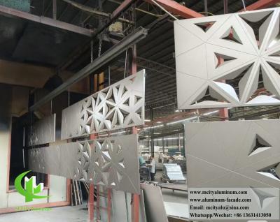 China 5052 Aluminum Alloy Perforated Aluminum Cladding with PVDF Coating and 35-45% Open Area Ratio for sale